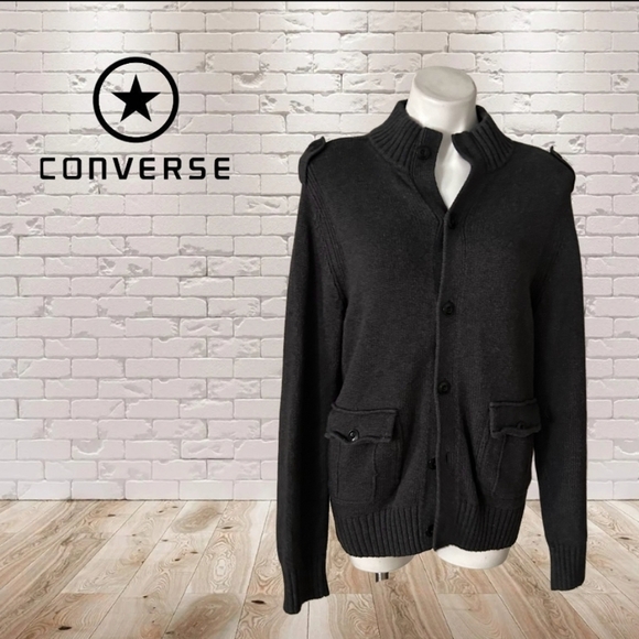 Converse | Sweaters | Converse Mens Button Up Sweater | Poshmark